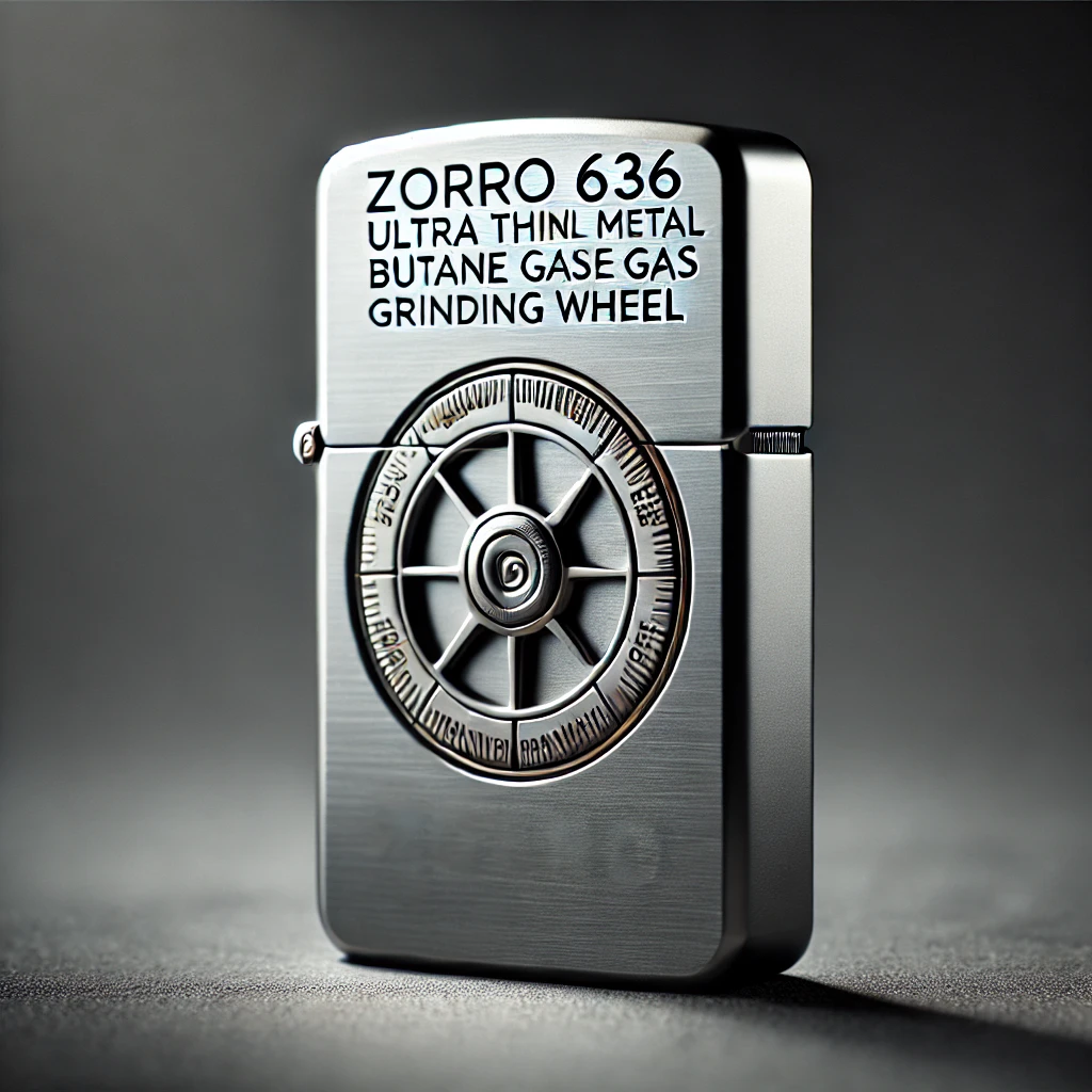 Zorro 636 Metal Ultra Thin Butane Gas Inflatable Grinding Wheel Lighter ...