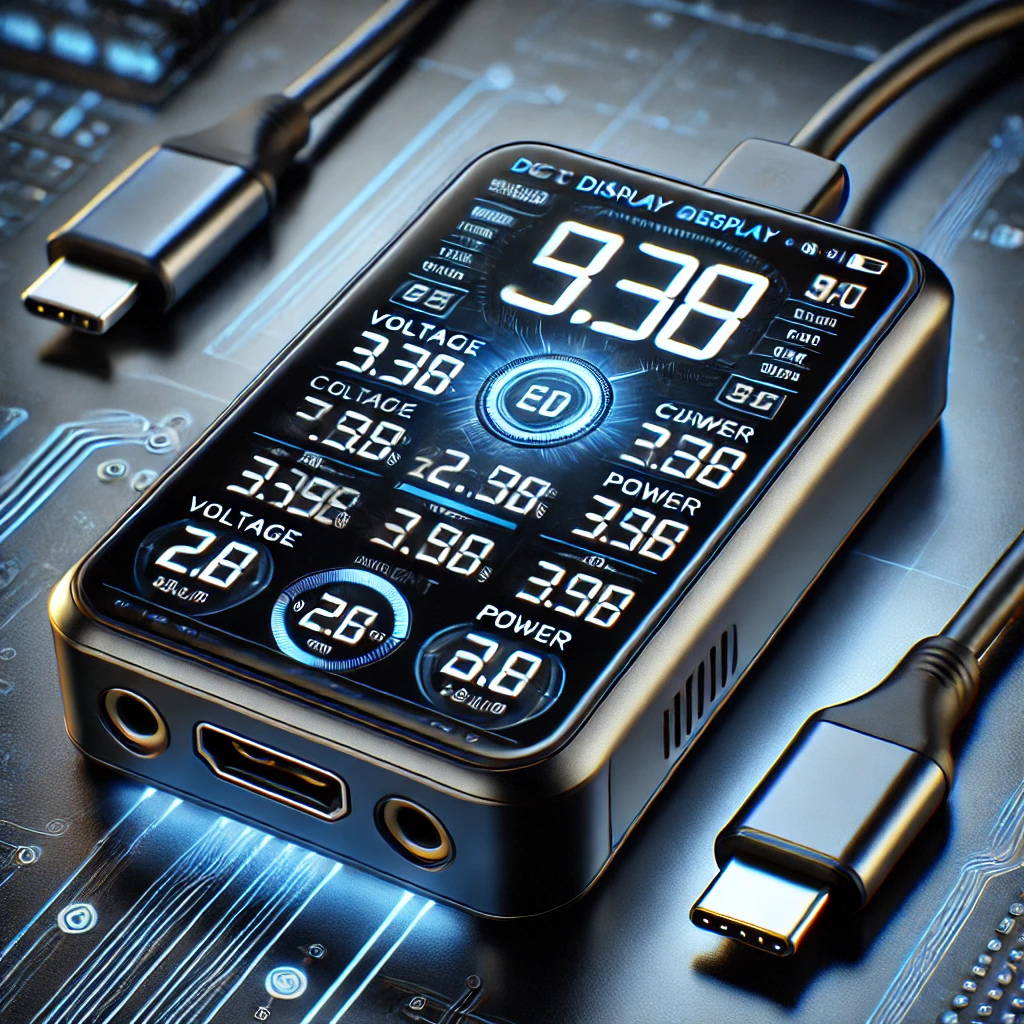 Descubre el Medidor Digital Multifuncional con Pantalla Type-C ...