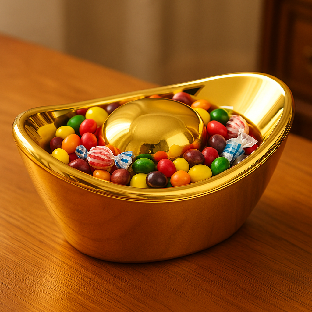 Gold ingot candy & gift box: a luxury look at a surprisingly low price ...